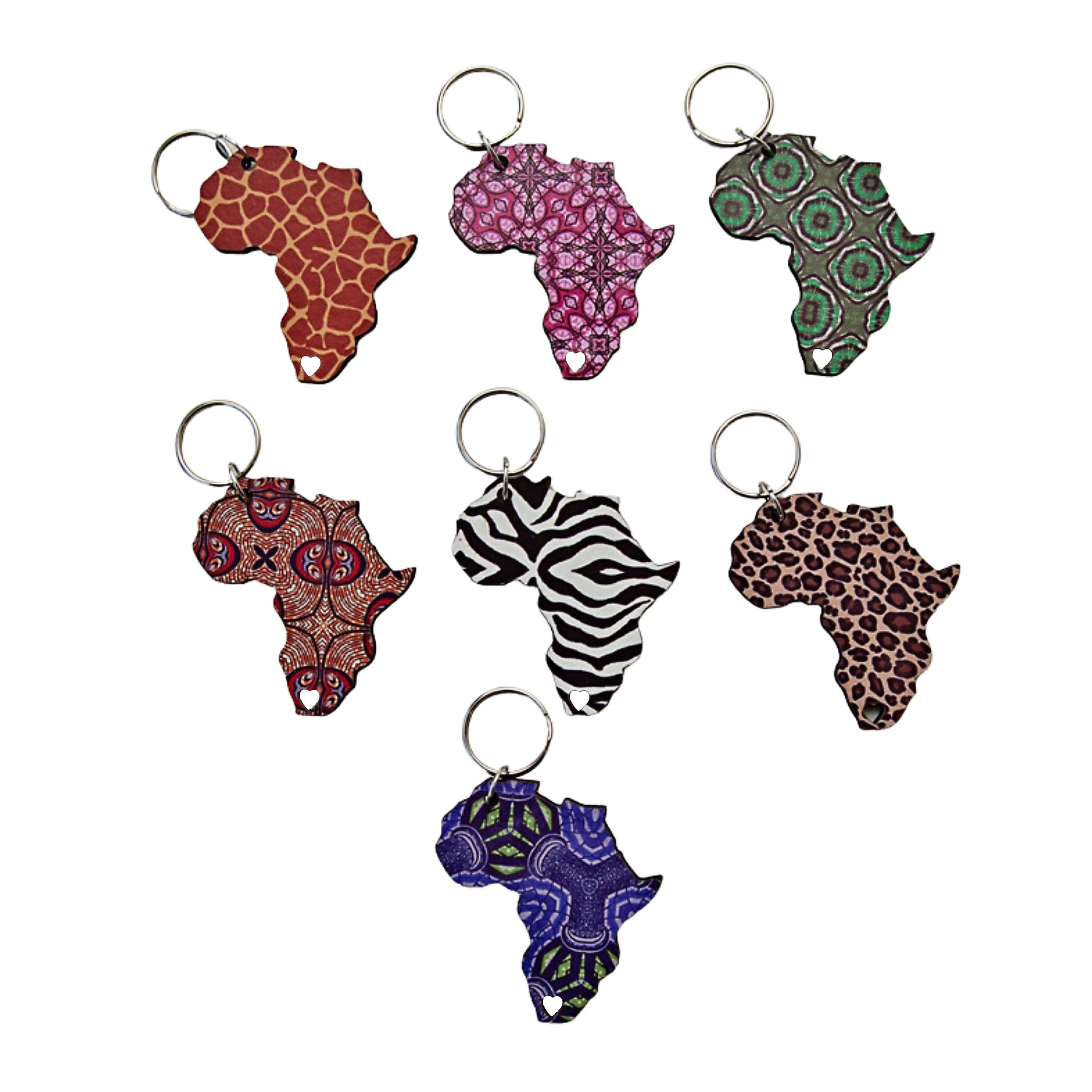 Shwe Shwe Print Africa Keyrings – The Eden Shop